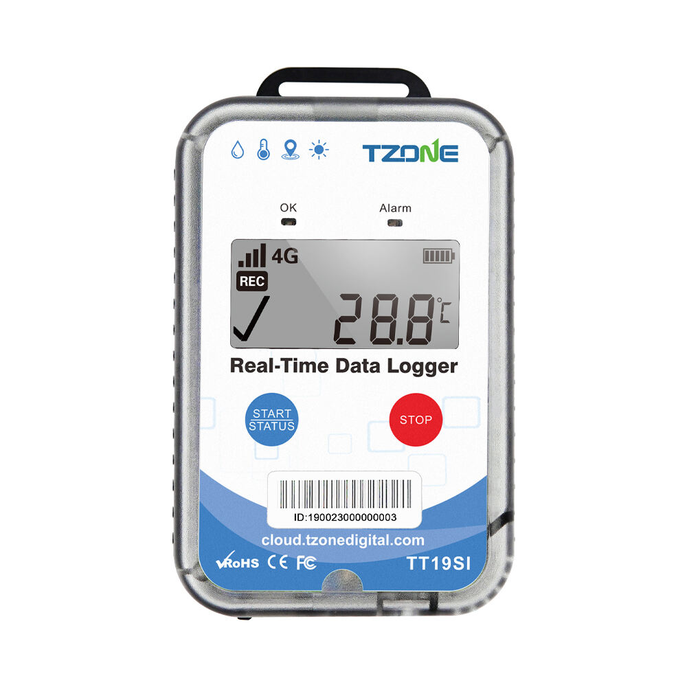 Tzone Real Time Iot Solution 4g Temperature And Humidity Data Logger With Gps